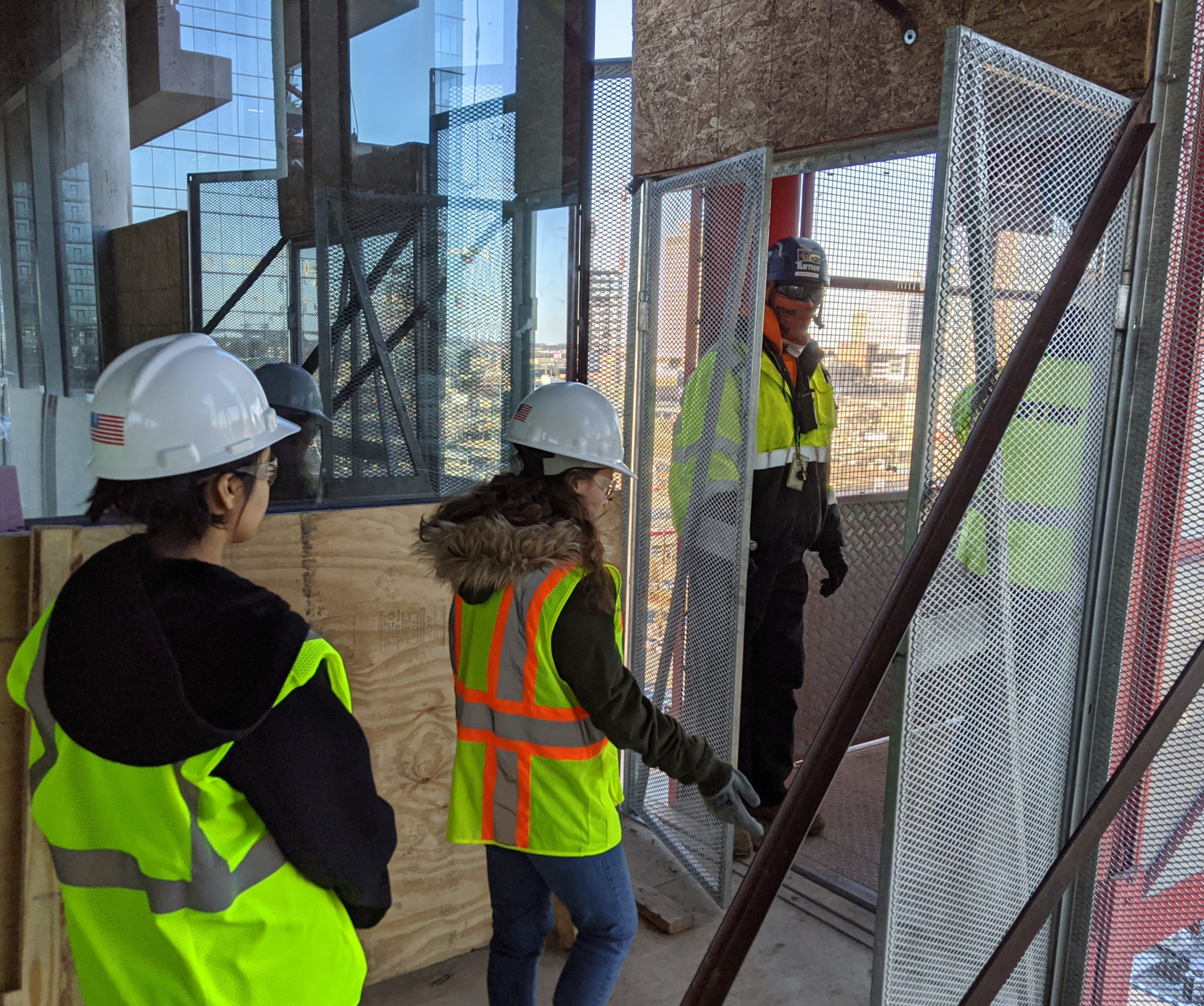 High School Students Take Sustainability Tour of Construction Site ...