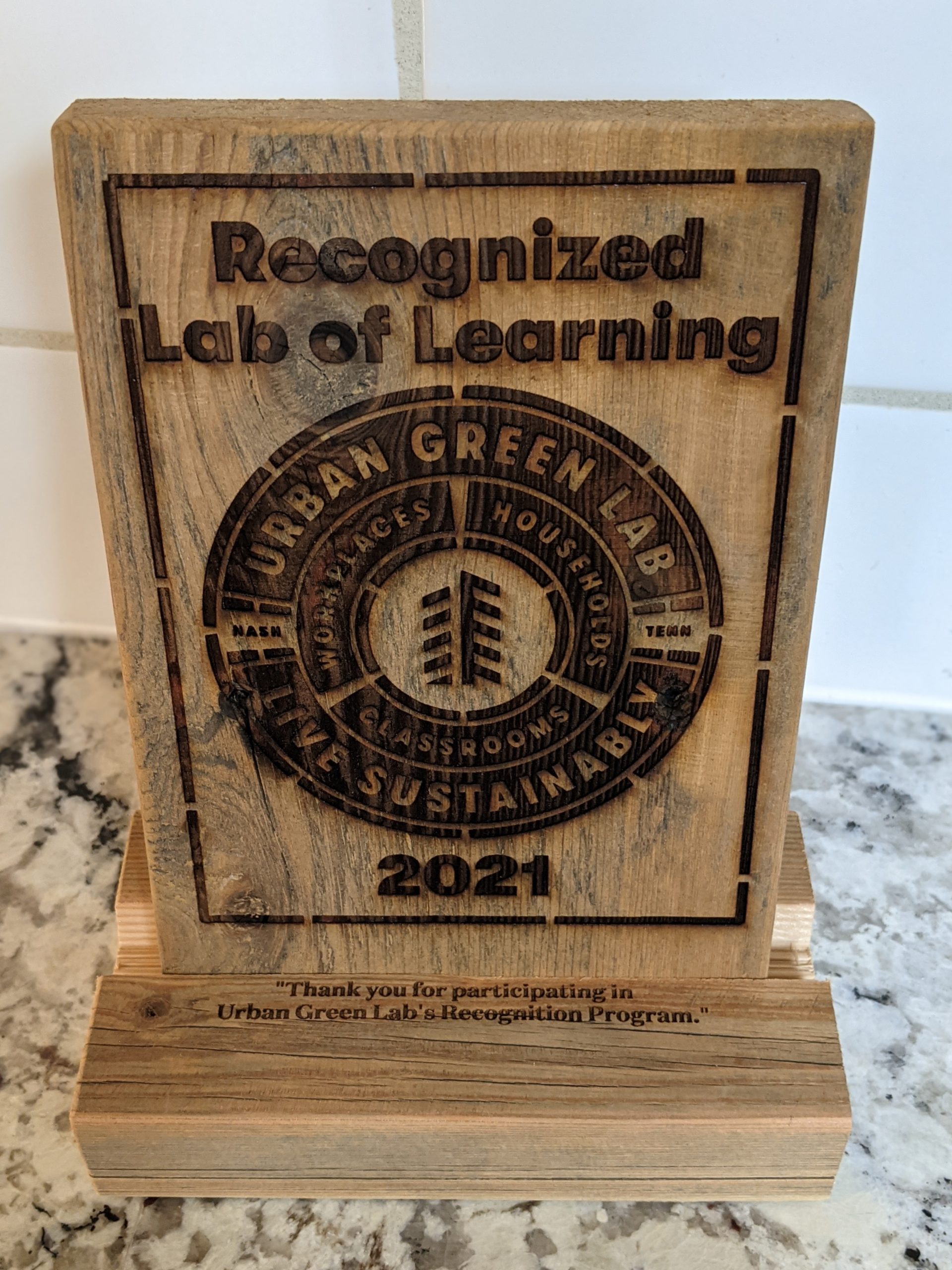 The First Lab Recogntion Graduating Cohort! - Urban Green Lab